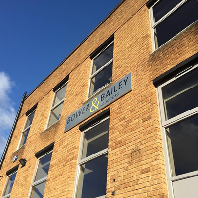 New signage for Bower & Bailey Solicitors